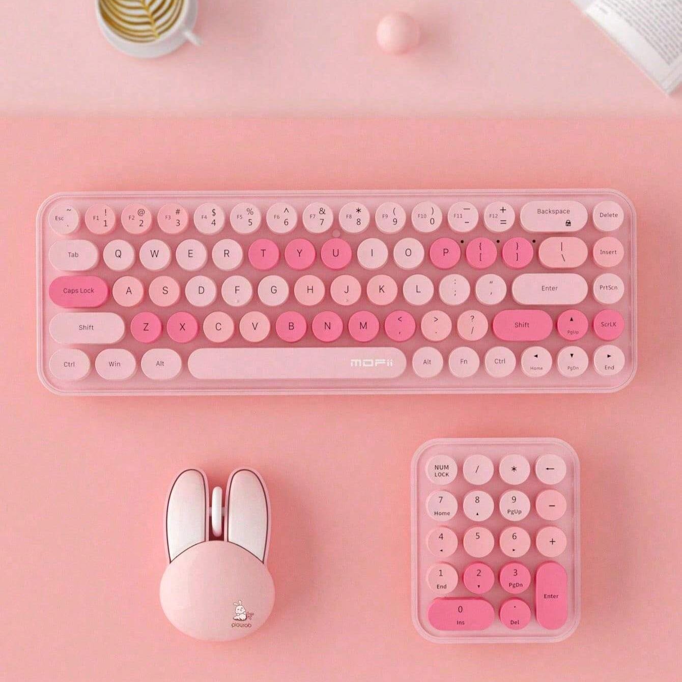 MOFII Cherry Portable Wireless Keyboard And Mouse Three-piece Suit 💘 ...