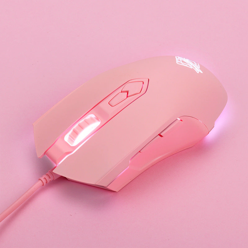 Pink Gaming Mouse 💓 Pink Wired Mouse | Pink Gaming