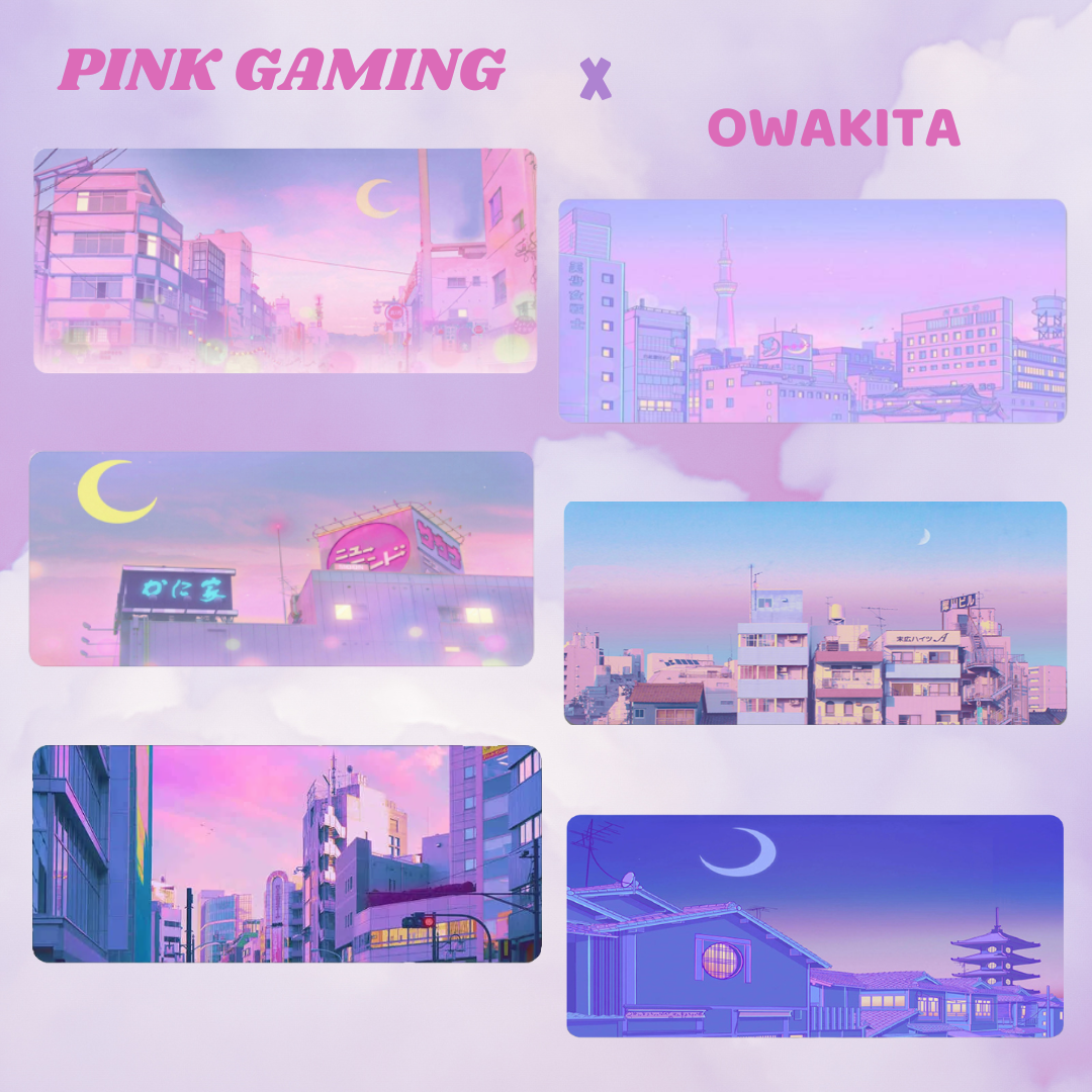 Pink Desk Mat - RGB Gaming Mouse Pad | Pink Gaming 💓