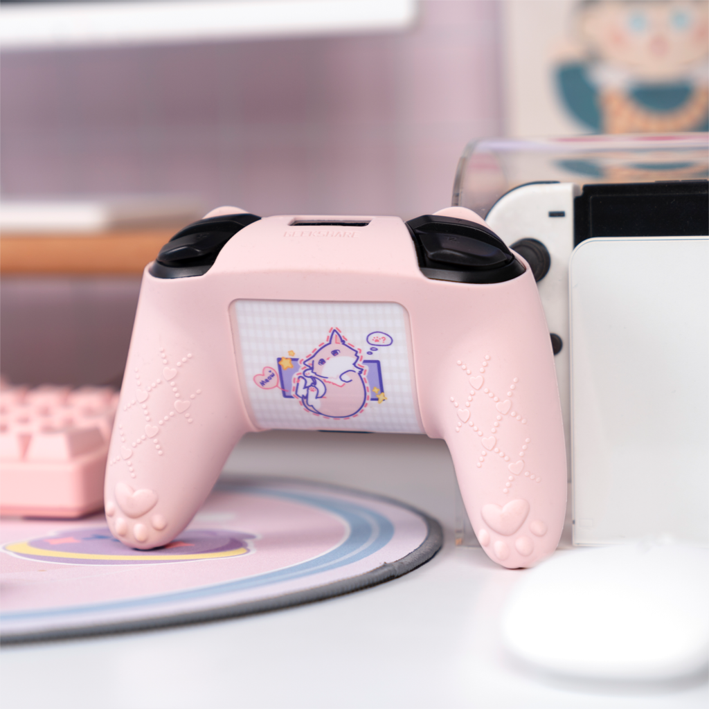 Pink Nintendo Switch Controller Cover | Pink Gaming 🌸