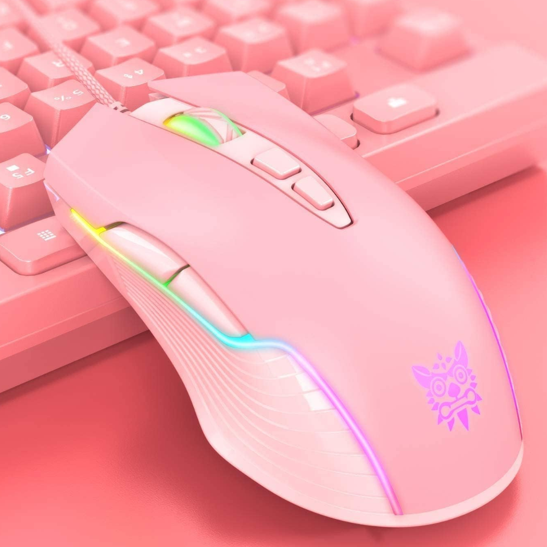 Pink RGB Gaming Mouse ⚡ RGB Gaming Mouse | Pink Gaming